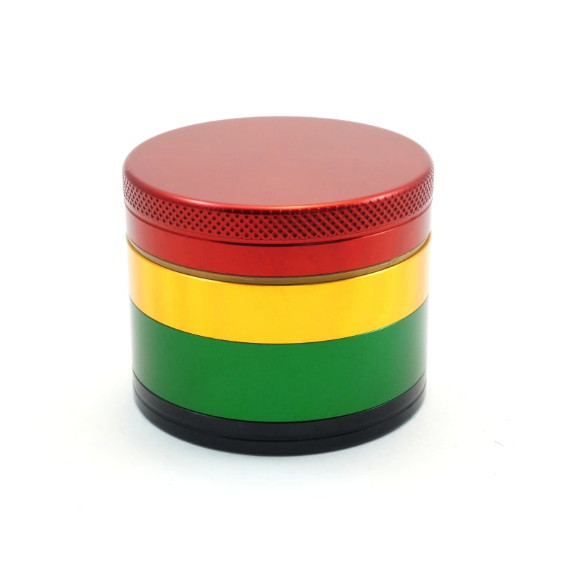 Grinder Rasta 50mm 4 Parties - Couleurs Reggae - Headshop Réunion 974 ...